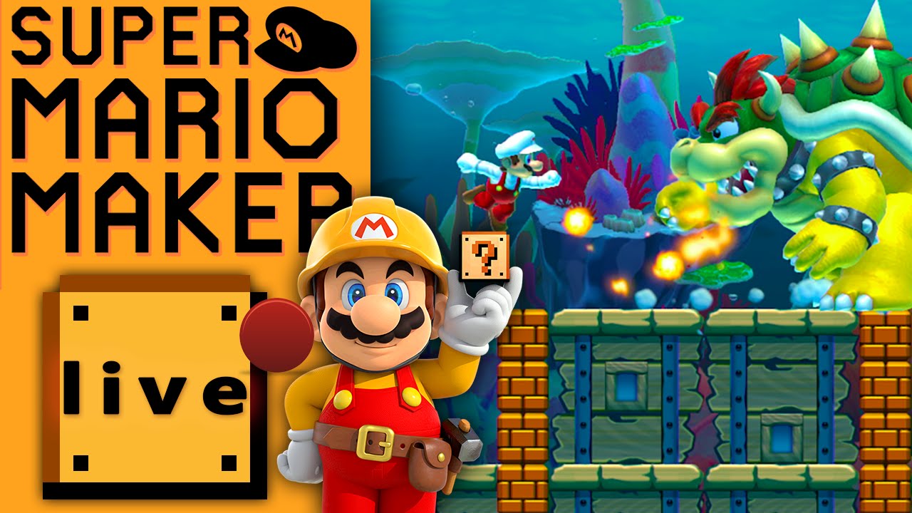 SUPER MARIO MAKER HARDEST LEVELS YouTube Gaming Livestream At EGX super-mario-maker-hardest-levels-youtube-gaming-livestream-at-egx