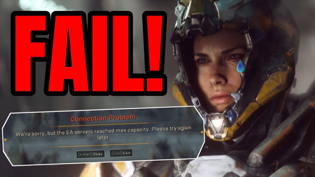 Anthem VIP Demo FAIL! | EA Servers Crash Due to Capacity Issues - YouTube