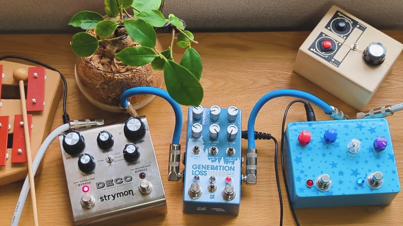 Combination of Tape Saturation Pedals w/ Generation Loss MKII , DECO ...