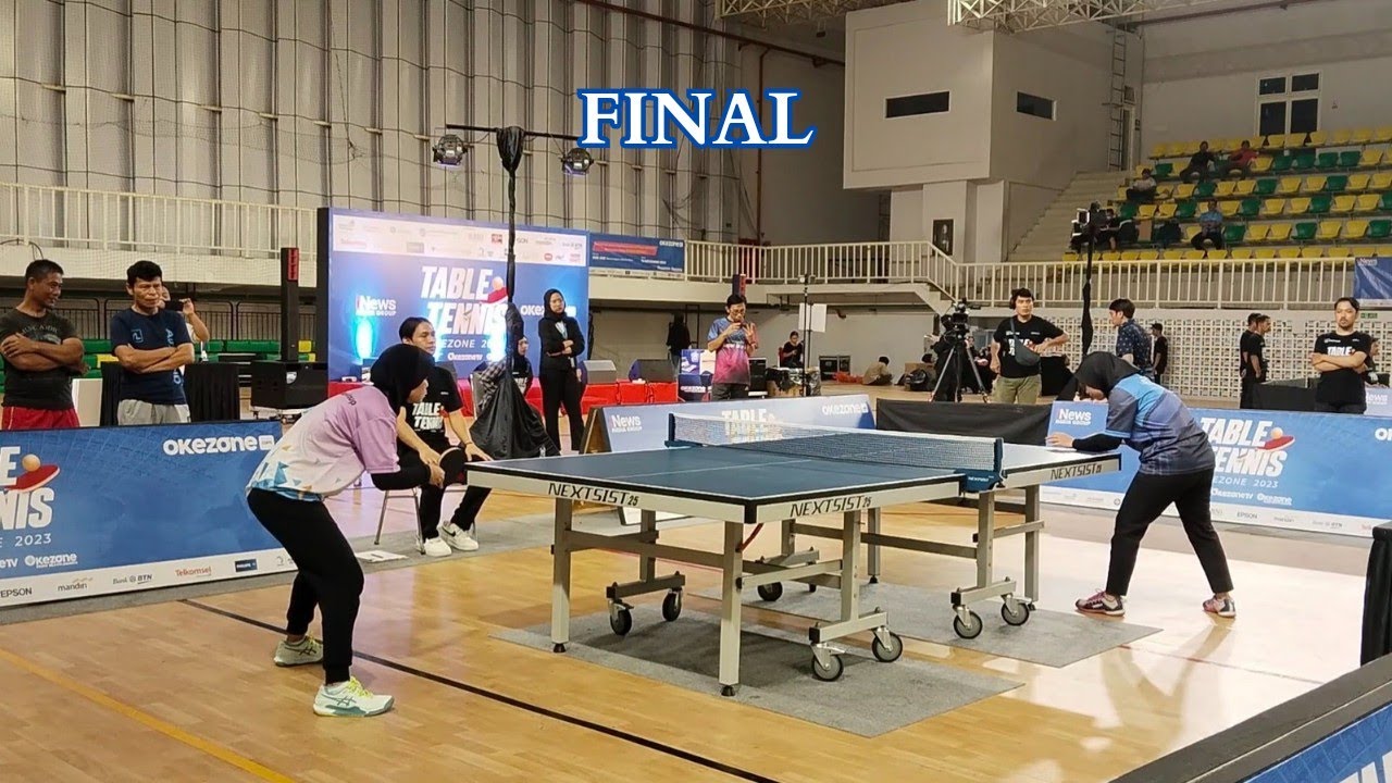 FINAL Kejuaraan Tenis Meja OKEZONE 2023 - TELKOM vs Jasa Raharja - YouTube