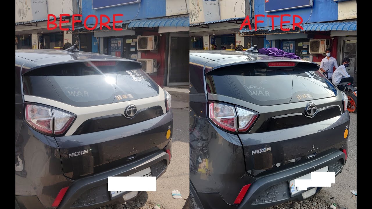White Ceramic strip stickering for Tata Nexon | Tata Nexon | # ...