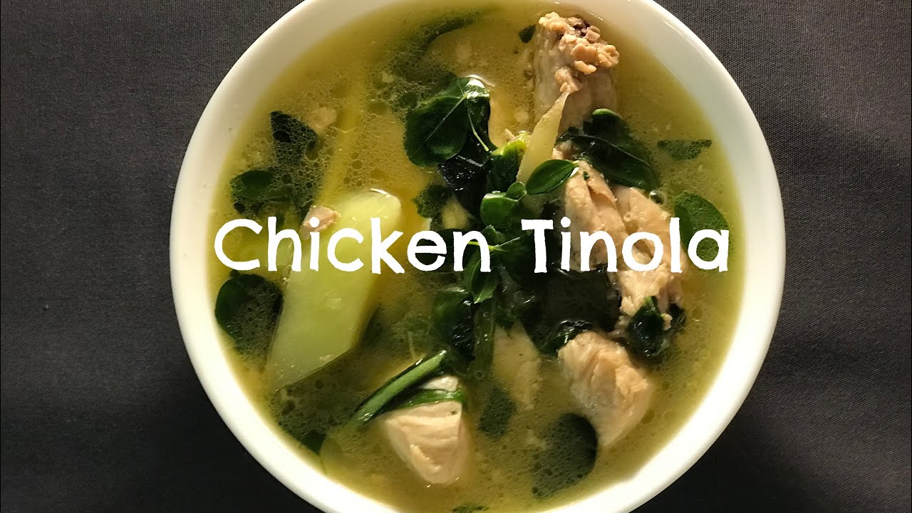 Tinolang Manok with Sayote at Dahon ng Sili (Chicken Tinola) - YouTube