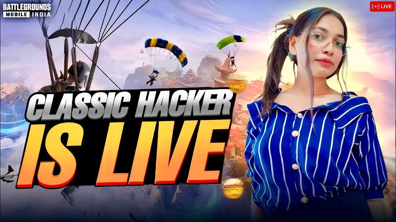 CLASSIC HACKER IS BACK | AMISHA IS LIVE | BGMI LIVE - YouTube