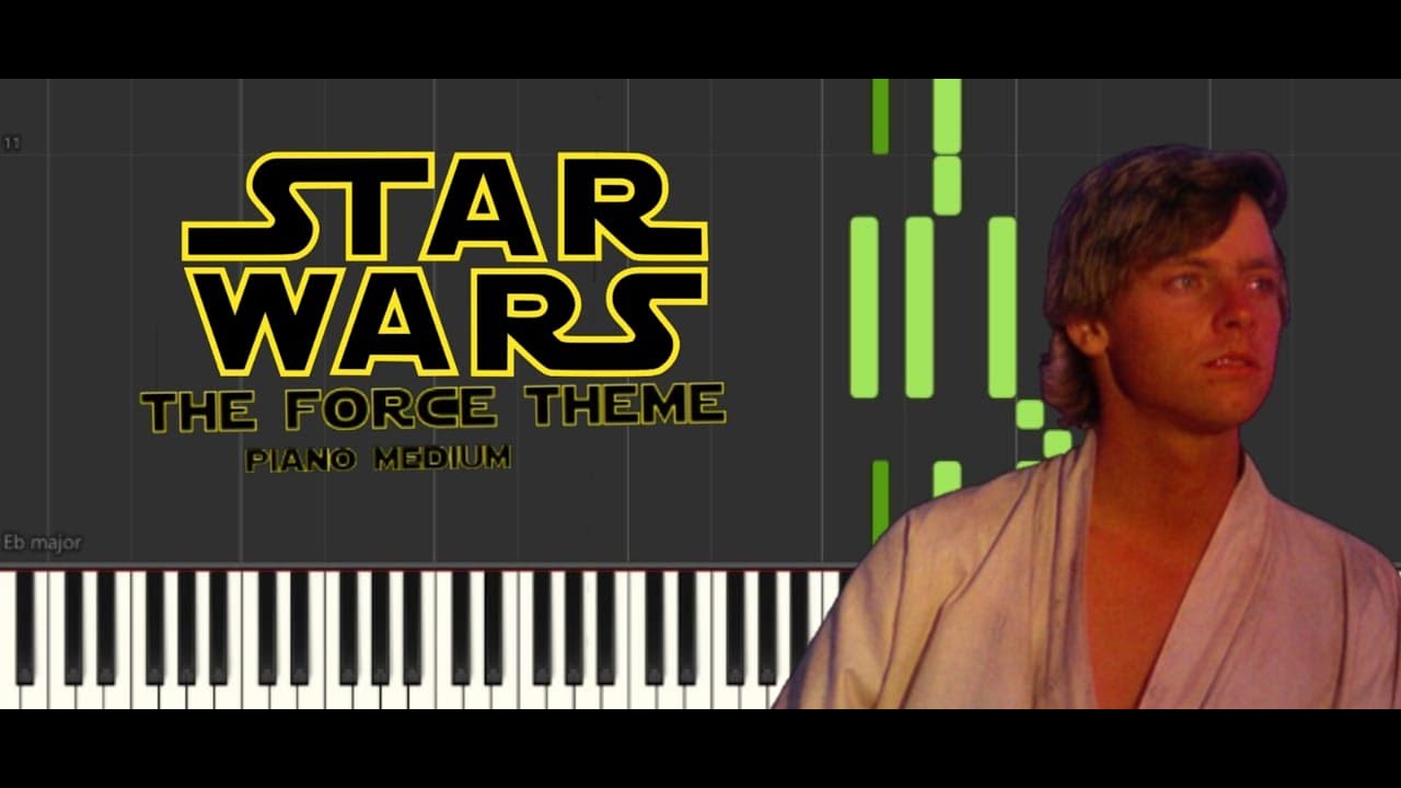 Star Wars - The Force Theme - Medium Piano Tutorial by Musicvania - YouTube