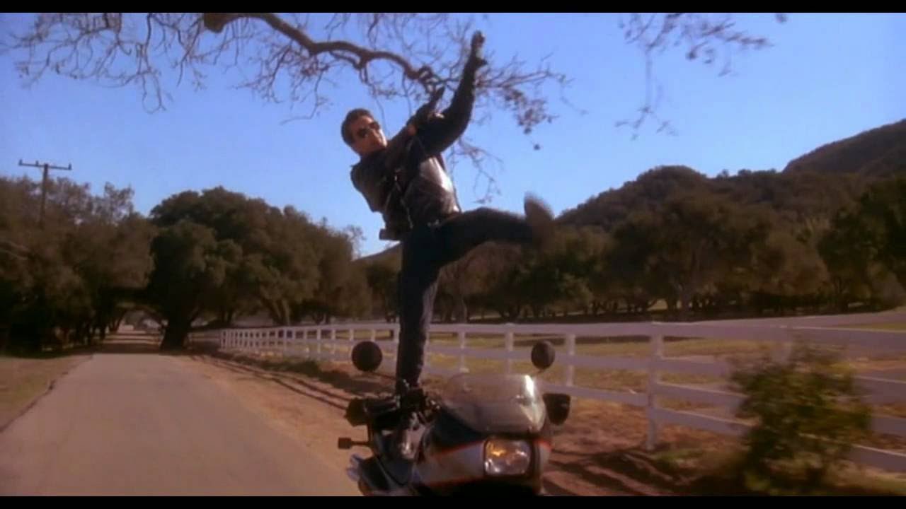 Hot Shots Motorcycle / Horse scene - dream lover in HD - YouTube