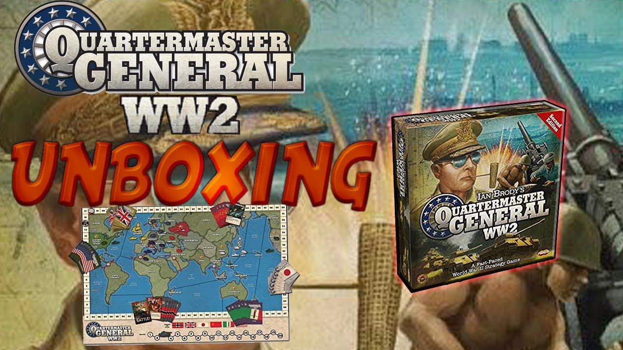 Quartermaster General WW2- Unboxing Español- Tu Turno - YouTube