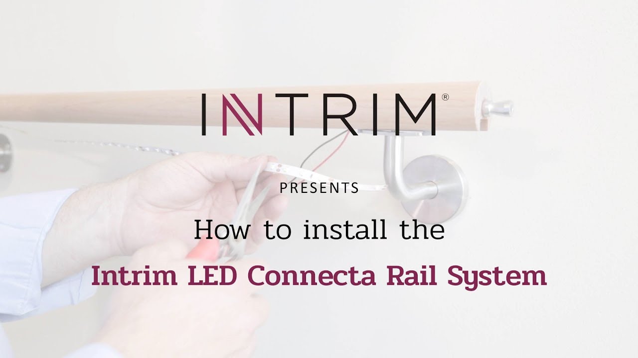 How to install the Intrim LED Connecta Rail System | Intrim - YouTube