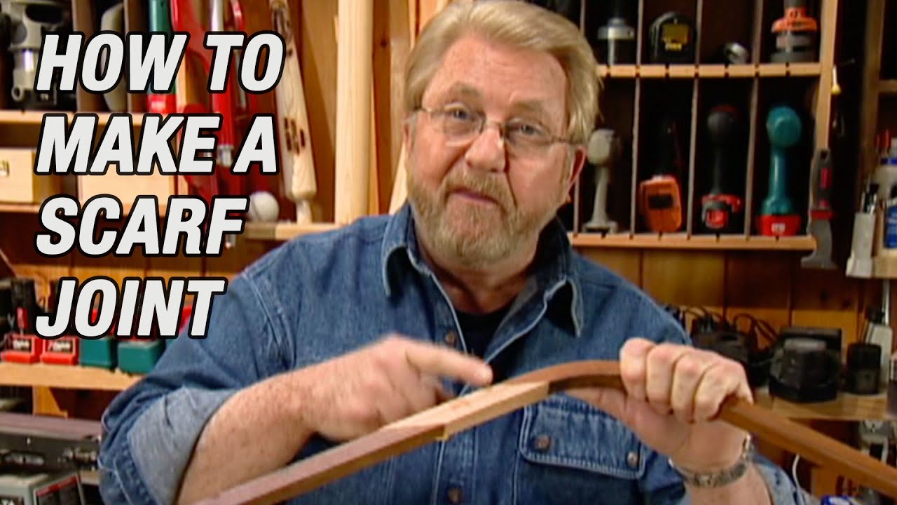 How to Make a Scarf Joint - YouTube