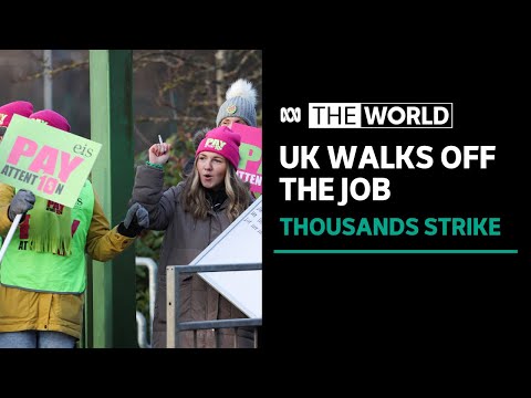 UK grinds to a halt as thousands of workers walk off the job for better ...