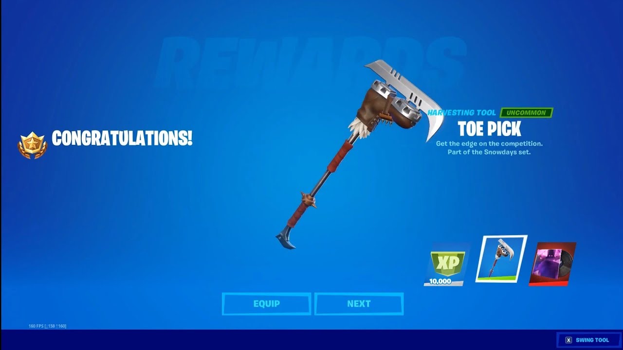 HOW TO GET Toe Pick Pickaxe FOR FREE | FORTNITE - YouTube