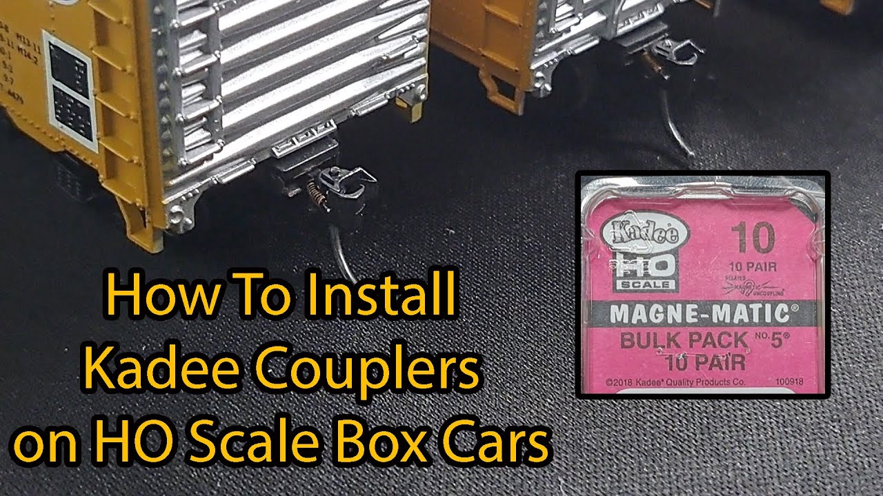 Installing HO Scale Kadee Couplers - The ultimate How to Video # ...