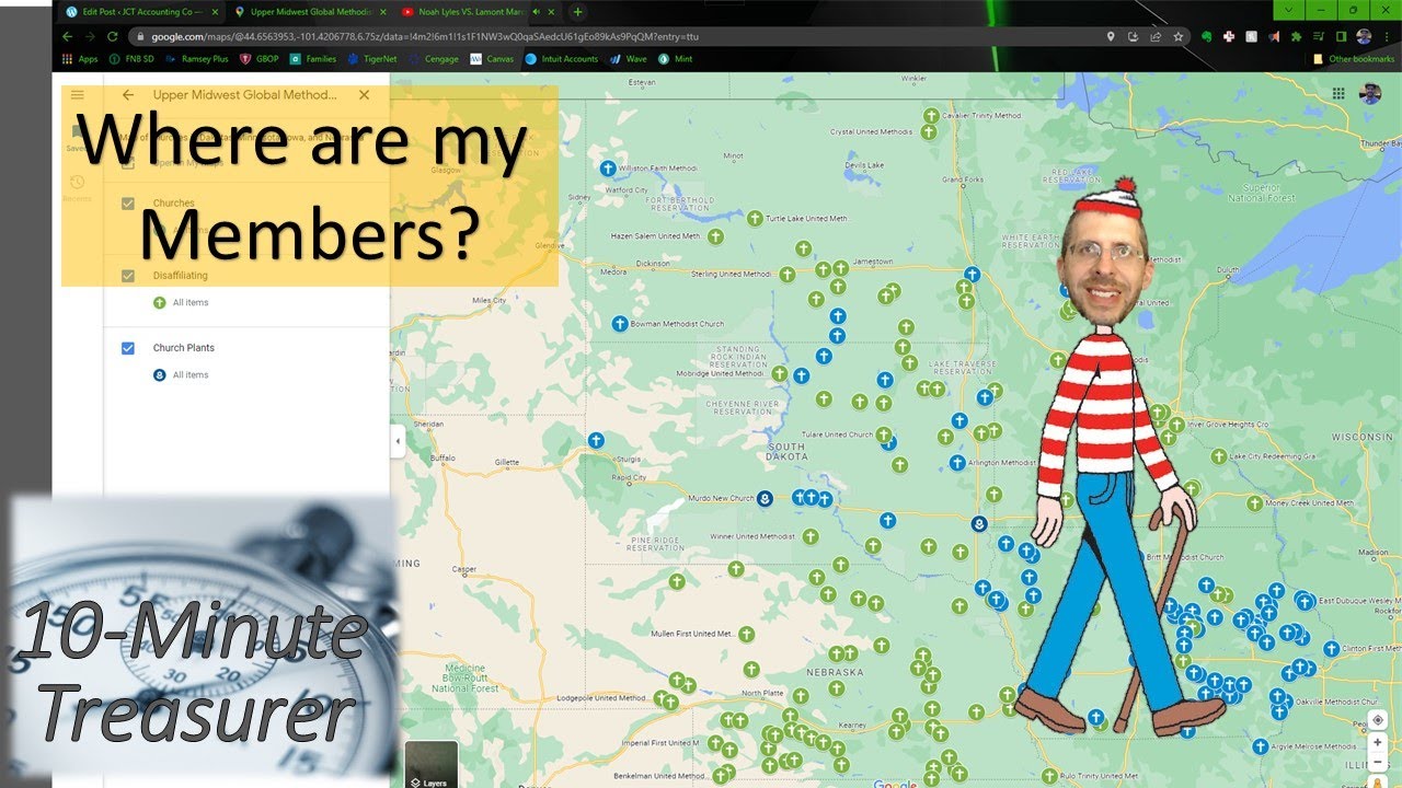 Quickly Creating a Google Map of Church Members - YouTube
