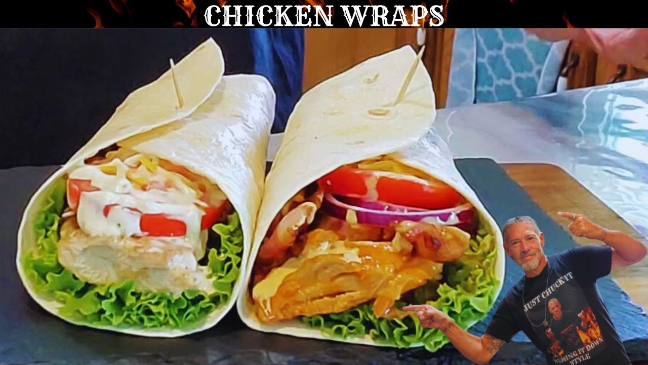 Chicken Wraps Recipe - YouTube