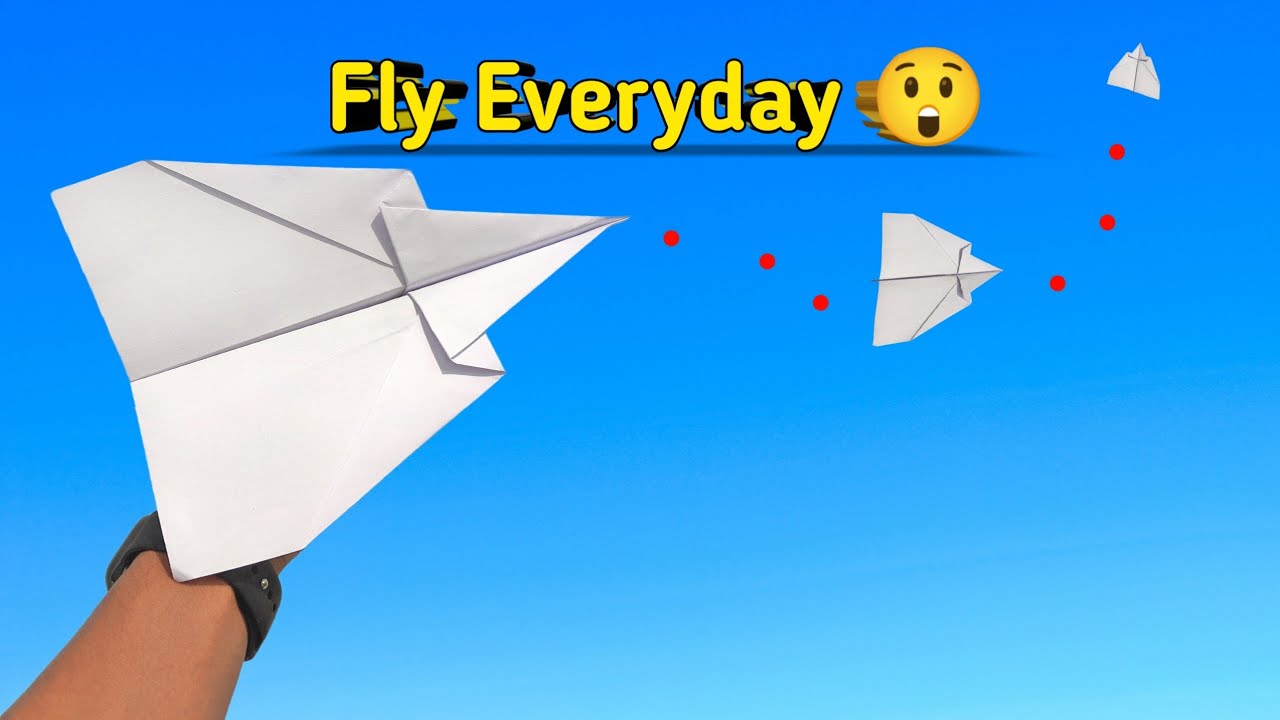 How to make paper airplane || fly everyday 😱|| @bdpaperplane - YouTube