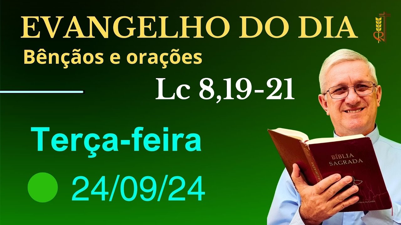 Evangelho Do Dia 24 09 24 Escutar E Praticar A Palavra YouTube Evangelho Do Dia 24 09 24 Escutar E Praticar A Palavra YouTube