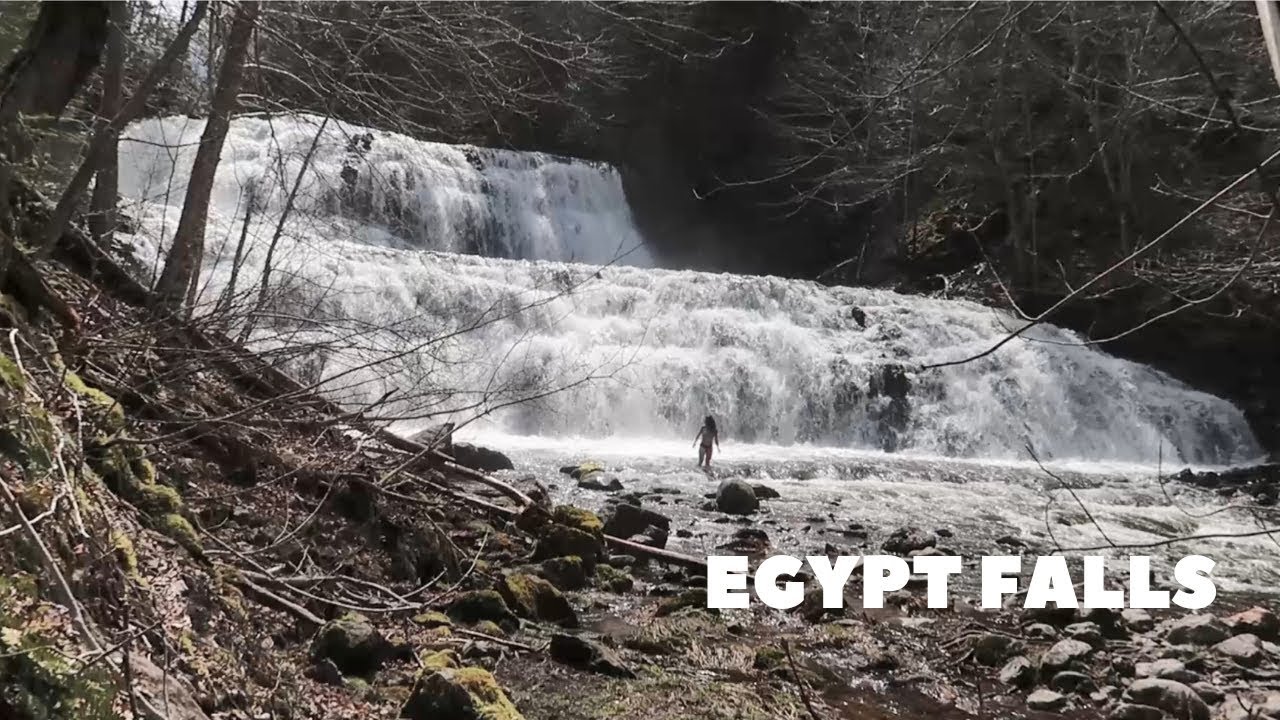 Egypt Falls and Usige Ban Falls Cape Breton - YouTube