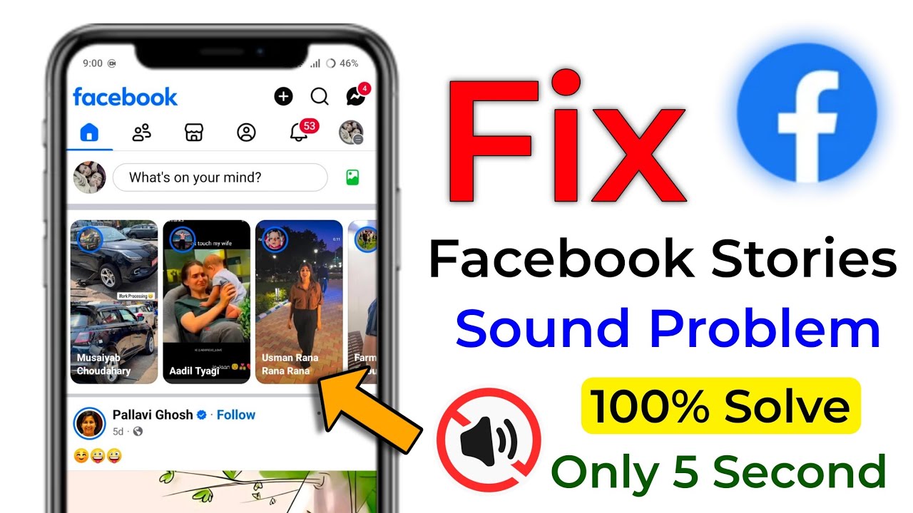 facebook story sound problem solved | how to fix facebook story sound ...