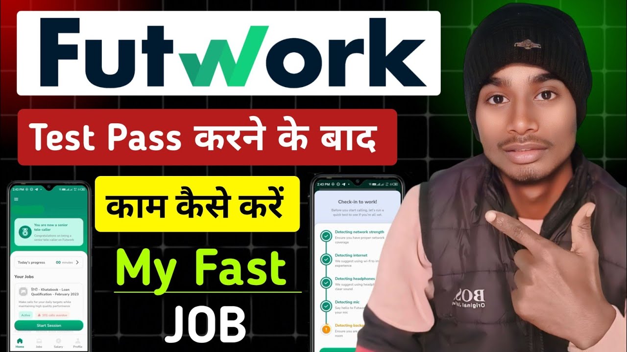My first job telecalling futwork | Futwork में Customer से क्या बात ...