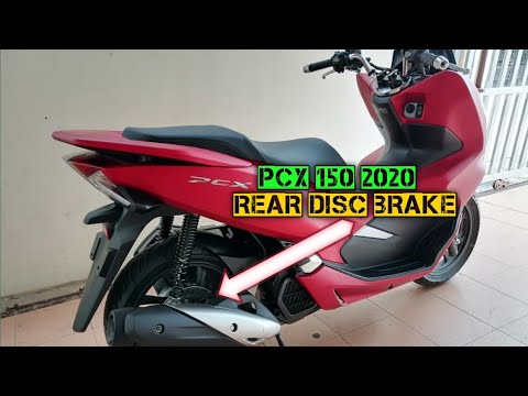 HONDA PCX 150 REAR DISC BRAKE/RC MOTOR SPEED - YouTube