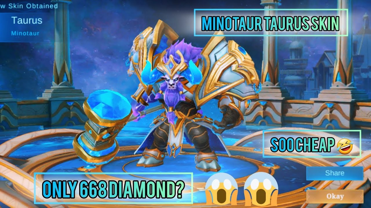 Minatour Zodiac Taurus skin Only 668 diamond? - YouTube