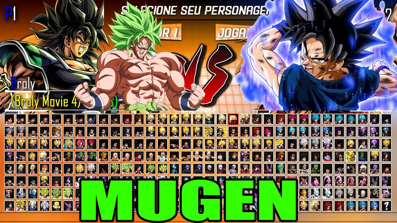Goku all Forms Vs Broly -MUGEN Dragon BALL - YouTube