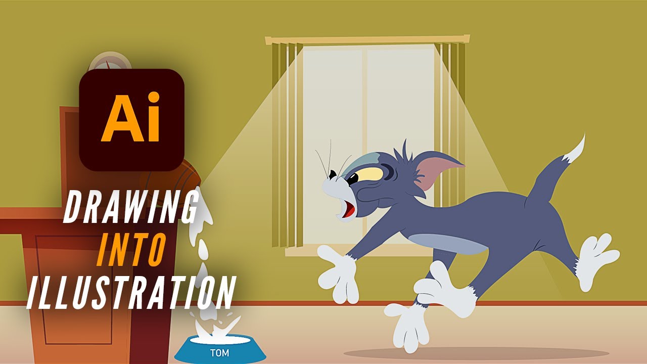 [Complete Tutorial]: How to create Tom illustration in Adobe ...