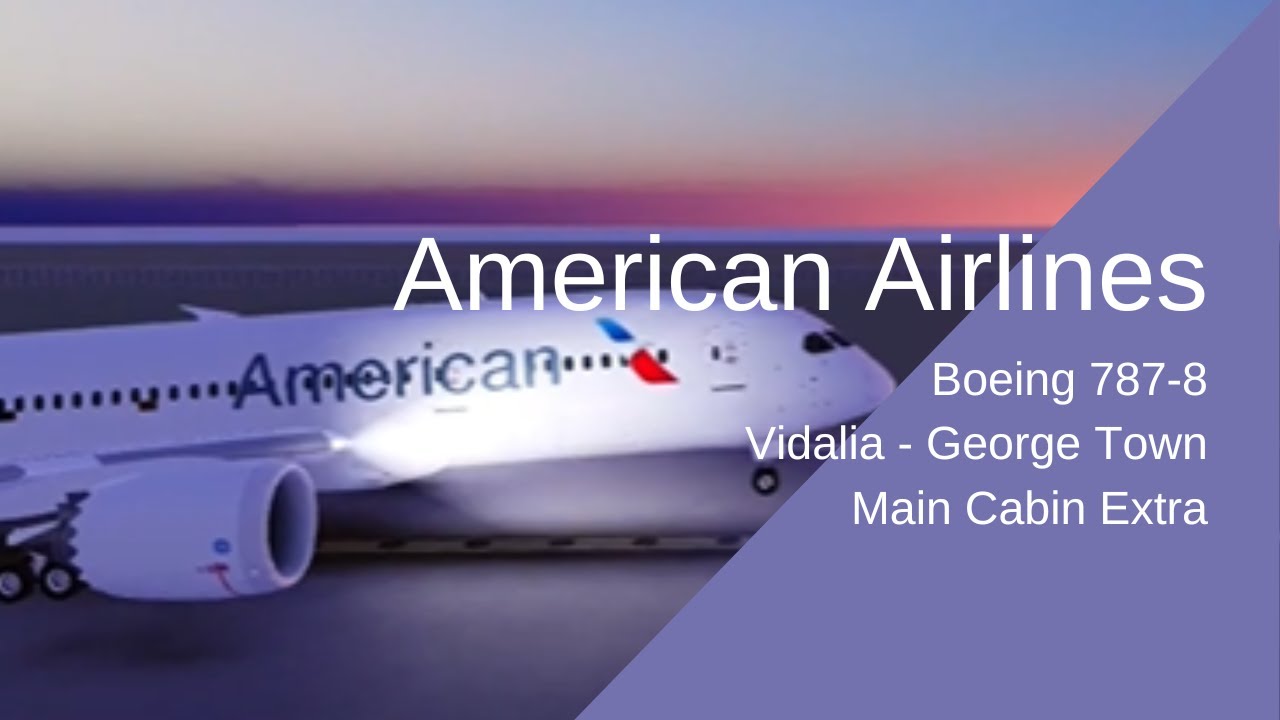 ROBLOX | American Airlines | Boeing 787-8 | Main Cabin Extra - YouTube
