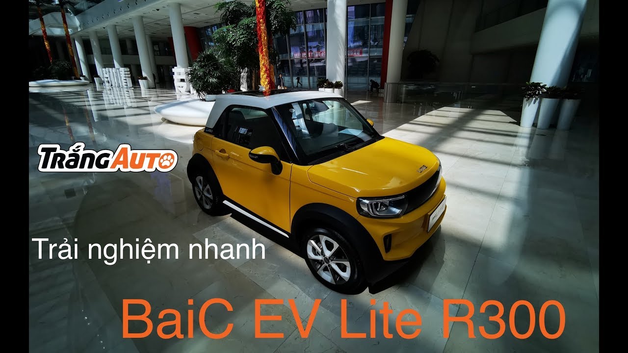 Trải nghiệm nhanh xe điện BaiC Lite R300 và dùng thử QR code mua xúc ...
