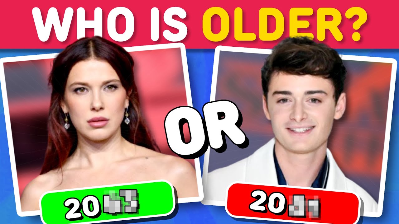 GUESS WHO’S OLDER 🤔 📅 | Celebrity Quiz - YouTube