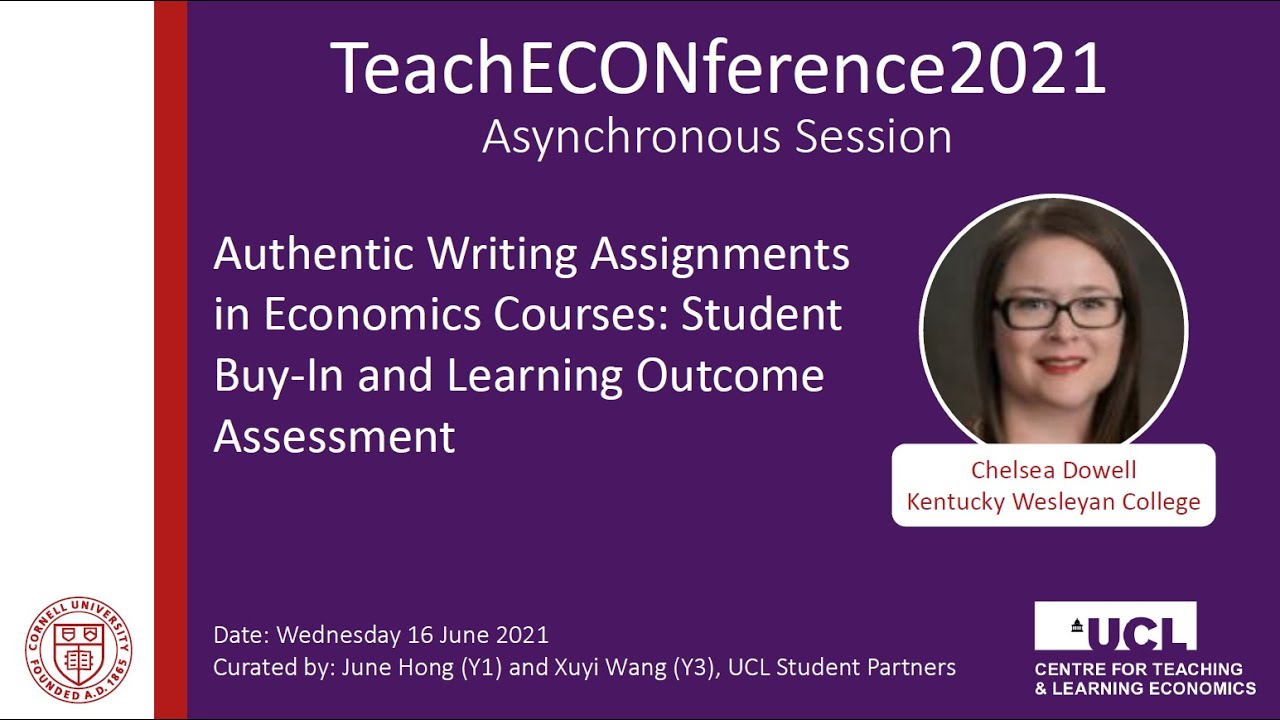 Writing Assignments in Econ Courses: Student Buy-In & Learning Outcome ...