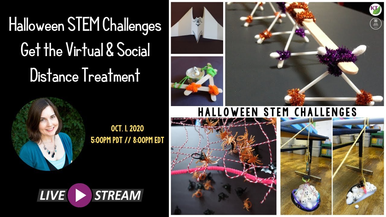 Halloween STEM Challenges Get the Virtual & Social Distance Treatment ...