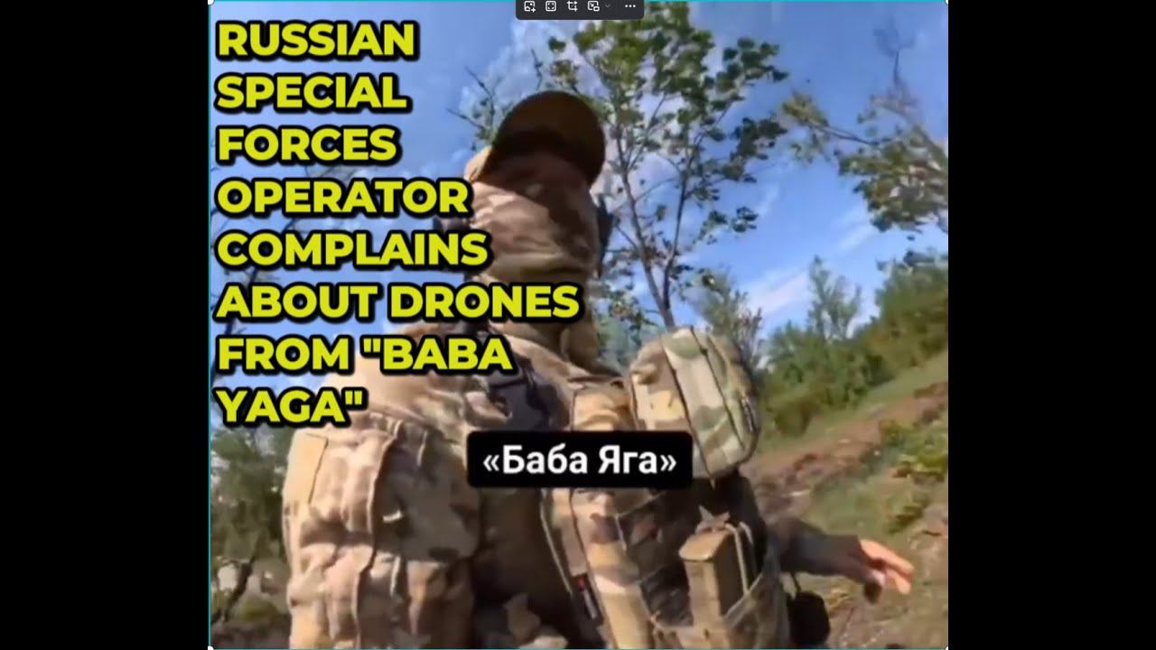 Russian Special Forces Operator Complains On Baba Yaga Drone Youtube