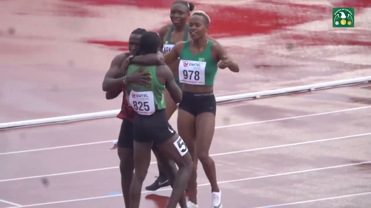 NIGER'S AMINATOU SEYNI WINS THE WOMEN'S 200M FINAL AT THE AFRICAN ...