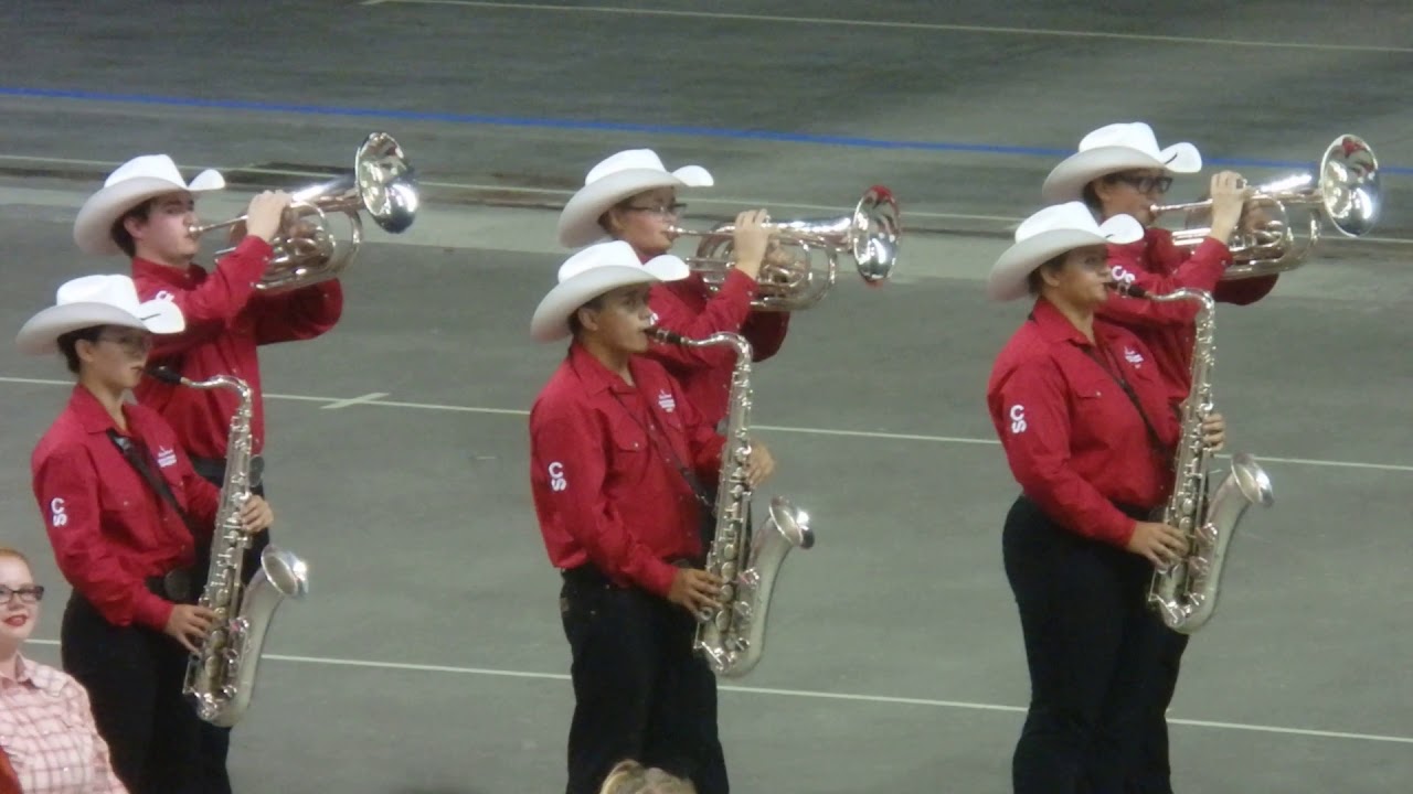 Stampede Showband performing in exhibition during the Field Parade ...