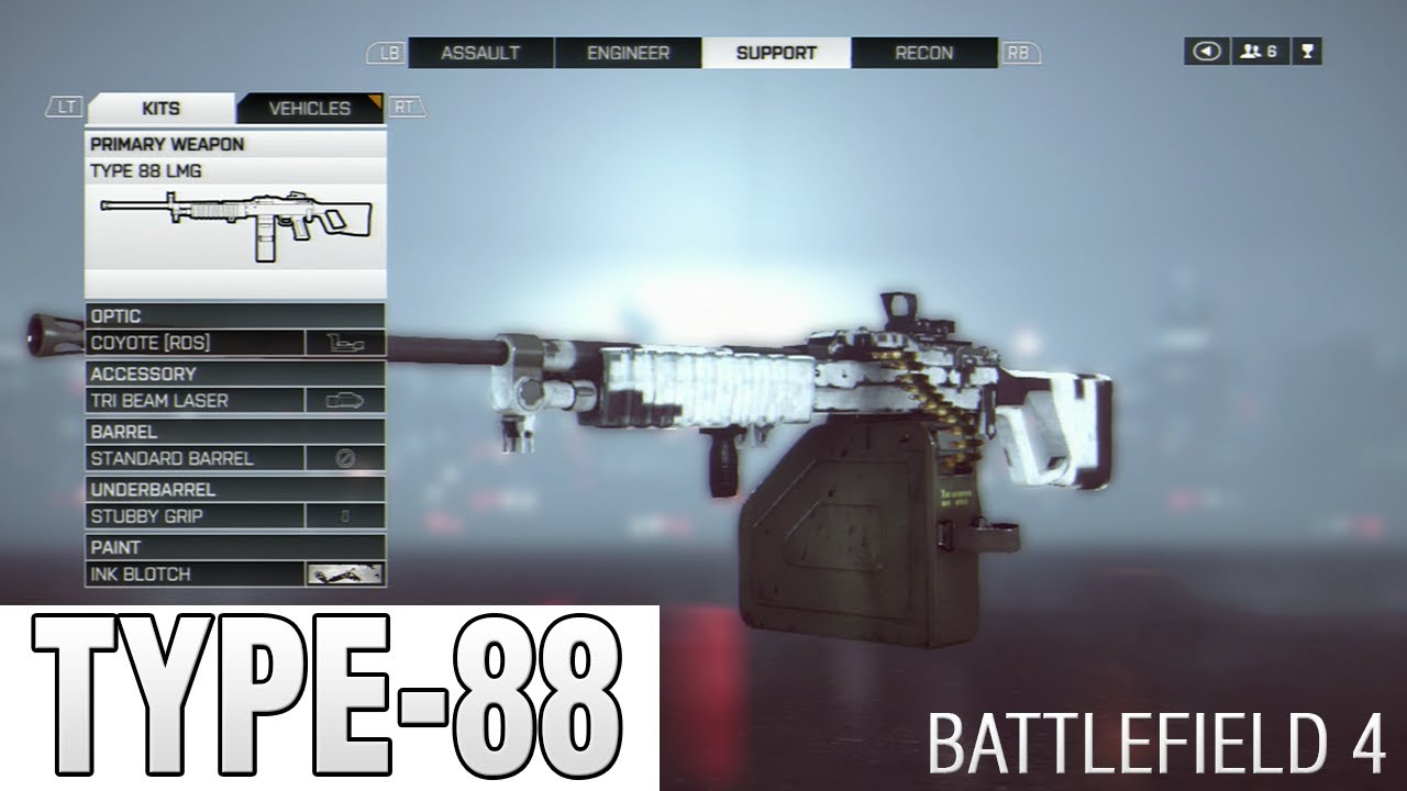 Battlefield 4 - LMG - TYPE-88 (Gameplay/Live Commentary) - Lancang Dam ...