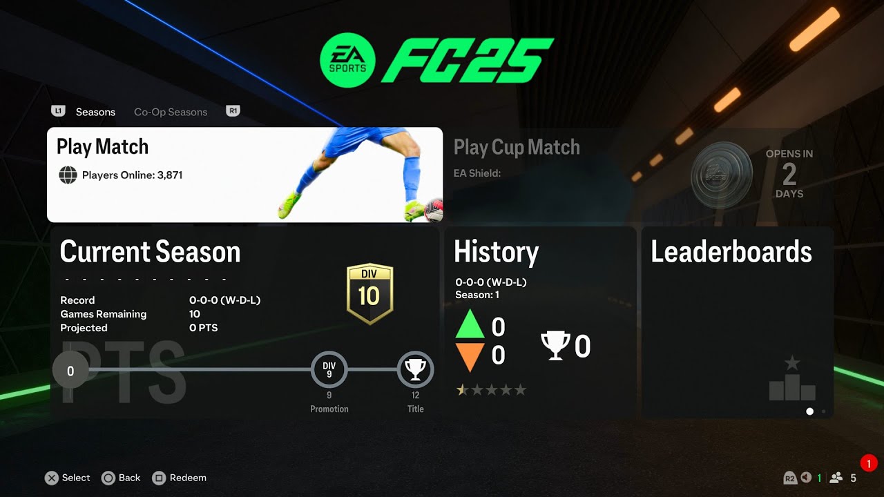 *First Match On Online Seasons* - Online Seasons (Division 10) - EA ...