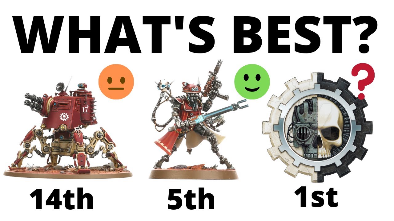 Rating the Strongest Ten Adeptus Mechanicus Units in Warhammer 40K ...