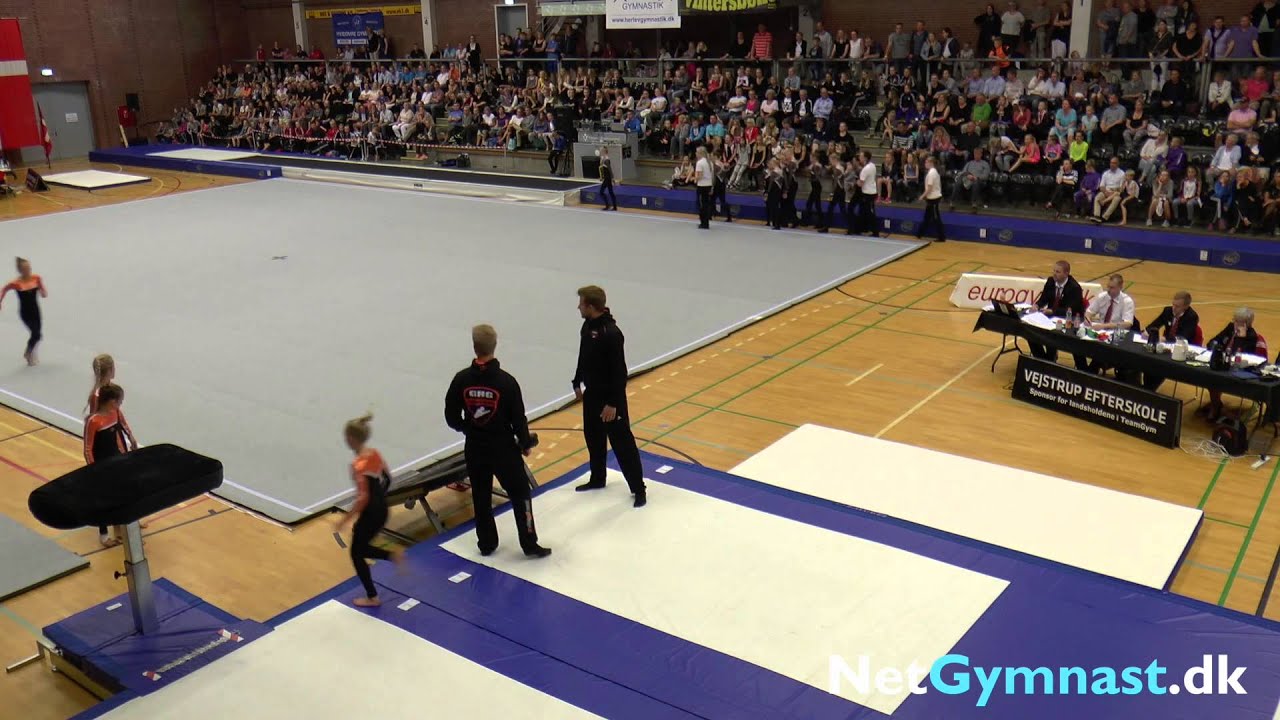 GHG Teamgym Herlev 1 trampet - YouTube