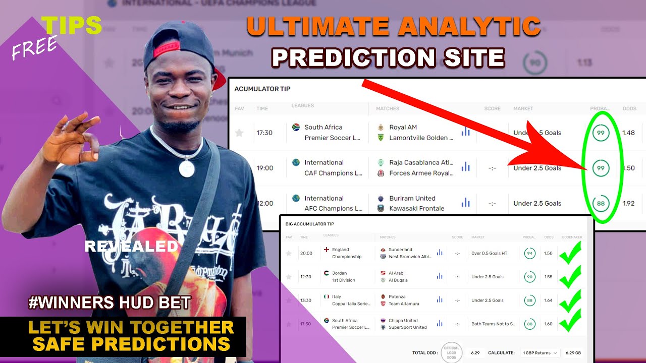 The Ultimate Prediction Site With the Most Accurate Analytic Winning Tips - YouTube