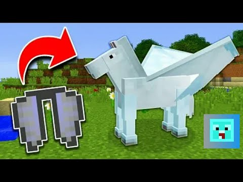 cara supaya kuda punya sayap di minecraft (pocket edition,xbox,pc ...