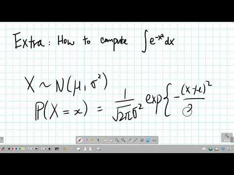 COMP1215 The integral of exp(-x^2) is square-root pi - YouTube