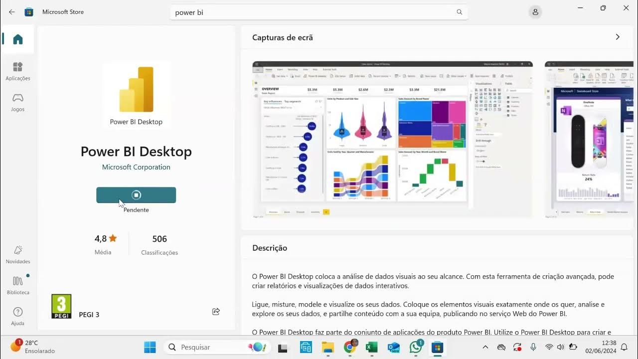 Como Baixar o Power Bi Desktop - YouTube