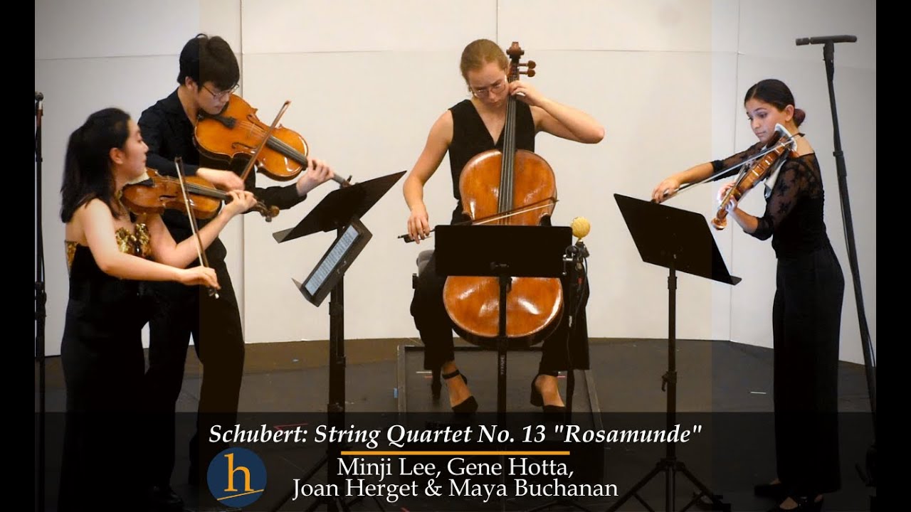 Schubert: String Quartet No. 13 in A minor, D. 804 "Rosamunde" | Pegasus Quartet - YouTube