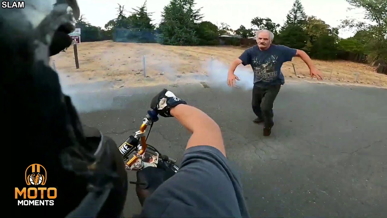CRAZY BIKER MOMENTS Angry People vs Bikers, Crashes, Instant Karma ...