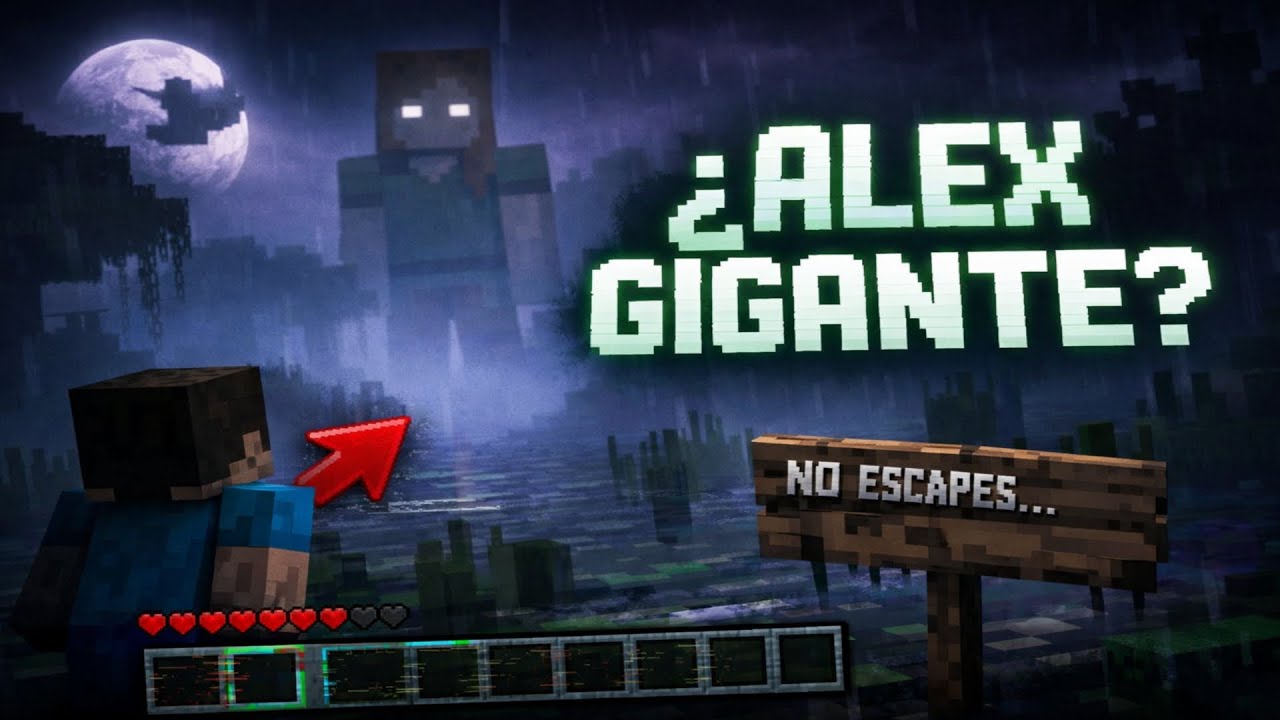 Alex Gigante ENCONTRADA en un Pantano | Historia de Terror de Minecraft ...