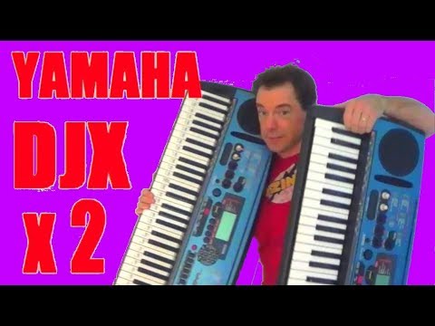 Yamaha DJX keyboards x 2 ... Twice the classic! - YouTube
