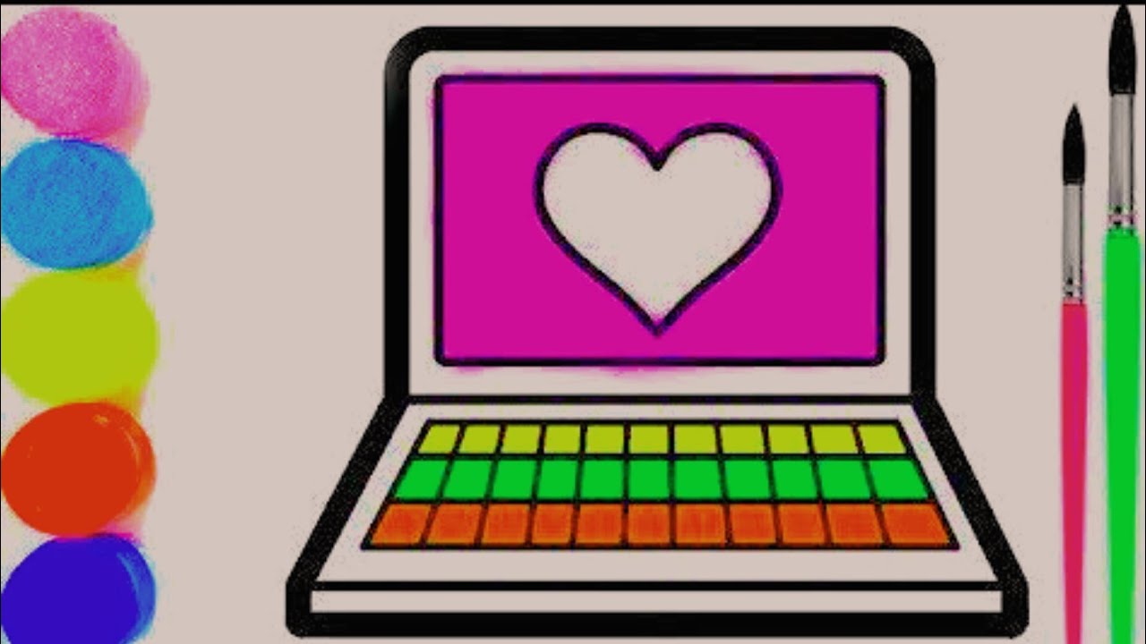 Bolalar Uchun Kompyuter rasm chizish / Drawing Computer for children ...