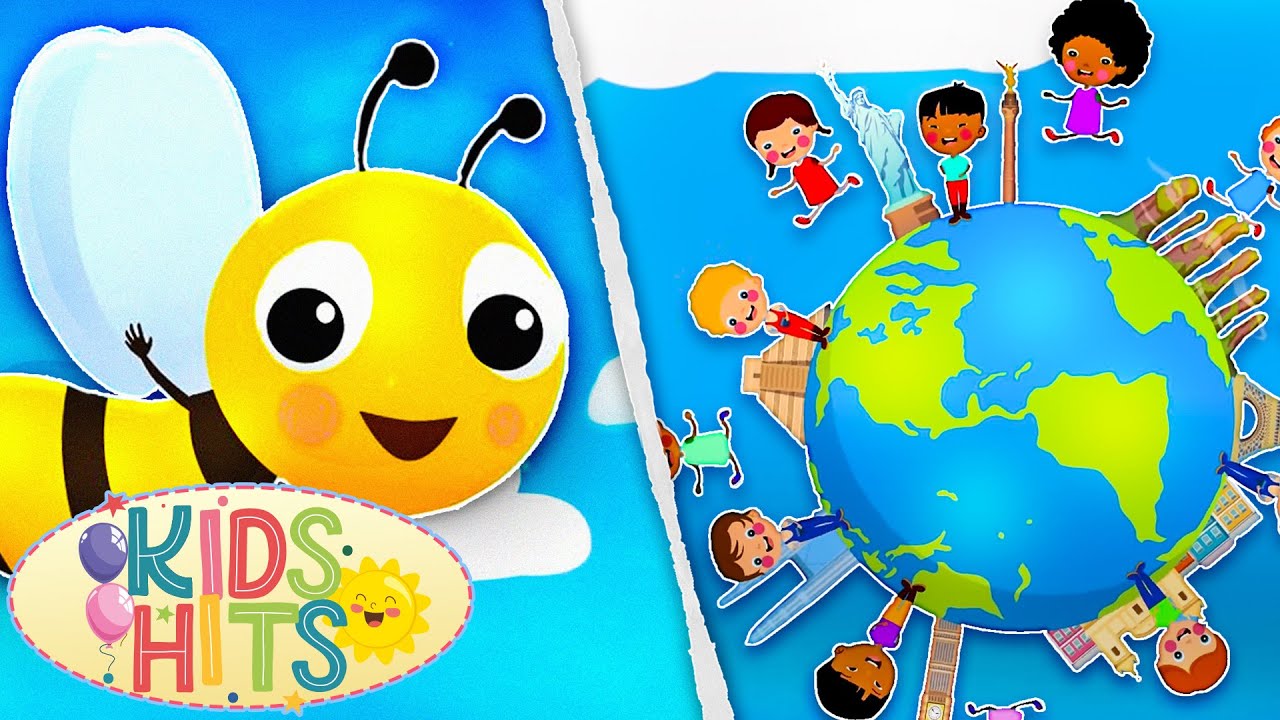 Buzzy Buzzy Bee + All Of Our Children | Best Kids Songs & Nursery ...