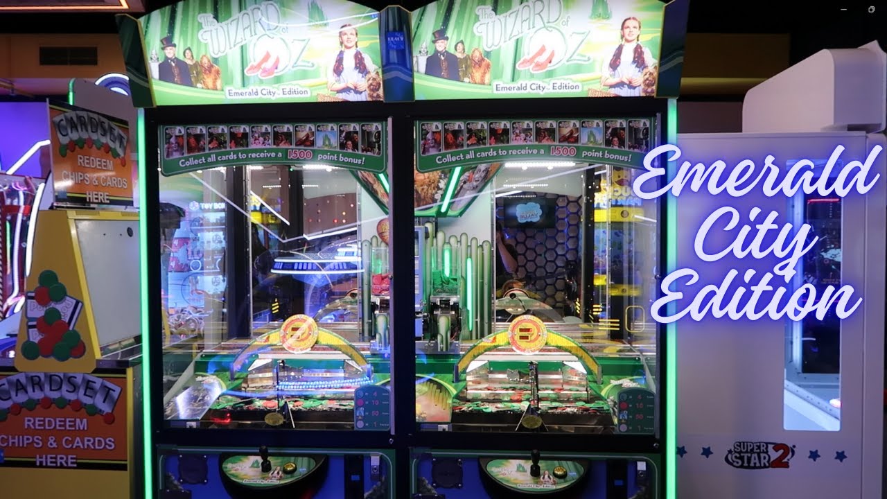 Wizard of Oz EMERALD CITY Edition COIN PUSHER - Winning Cards & Tickets ...