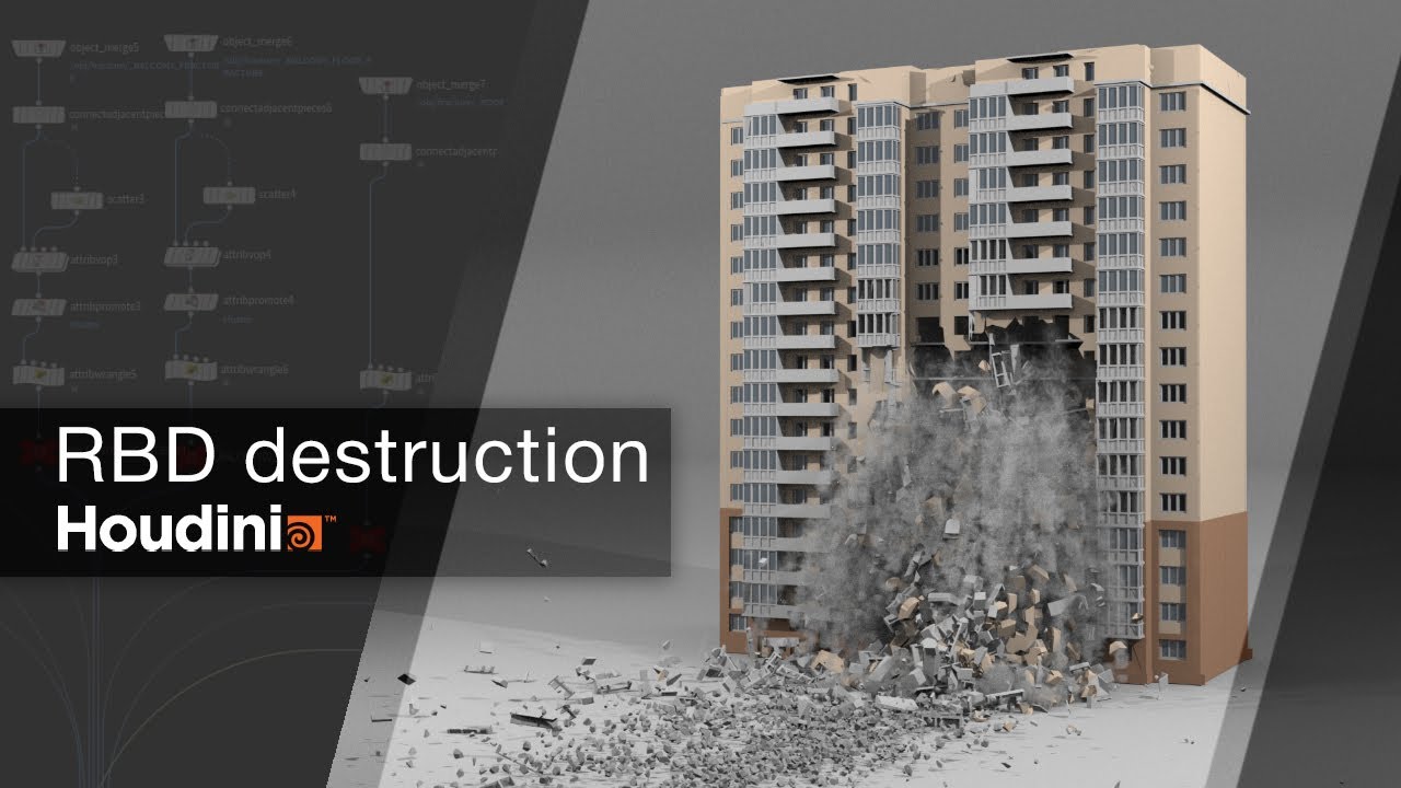 Building explosion || Houdini tutorial - YouTube